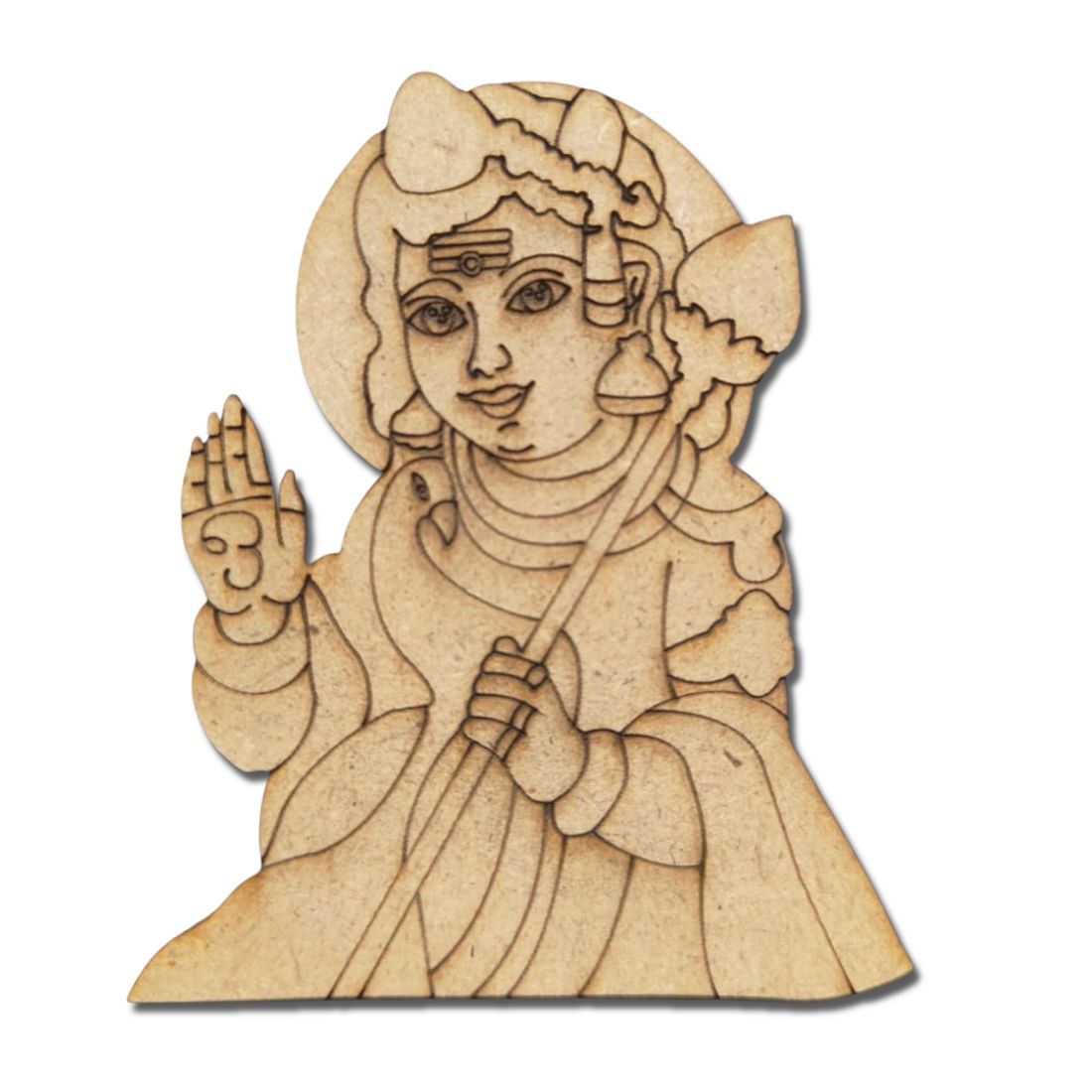 Pre Marked MDF Cutout Murugan-Design-04 – SV Art